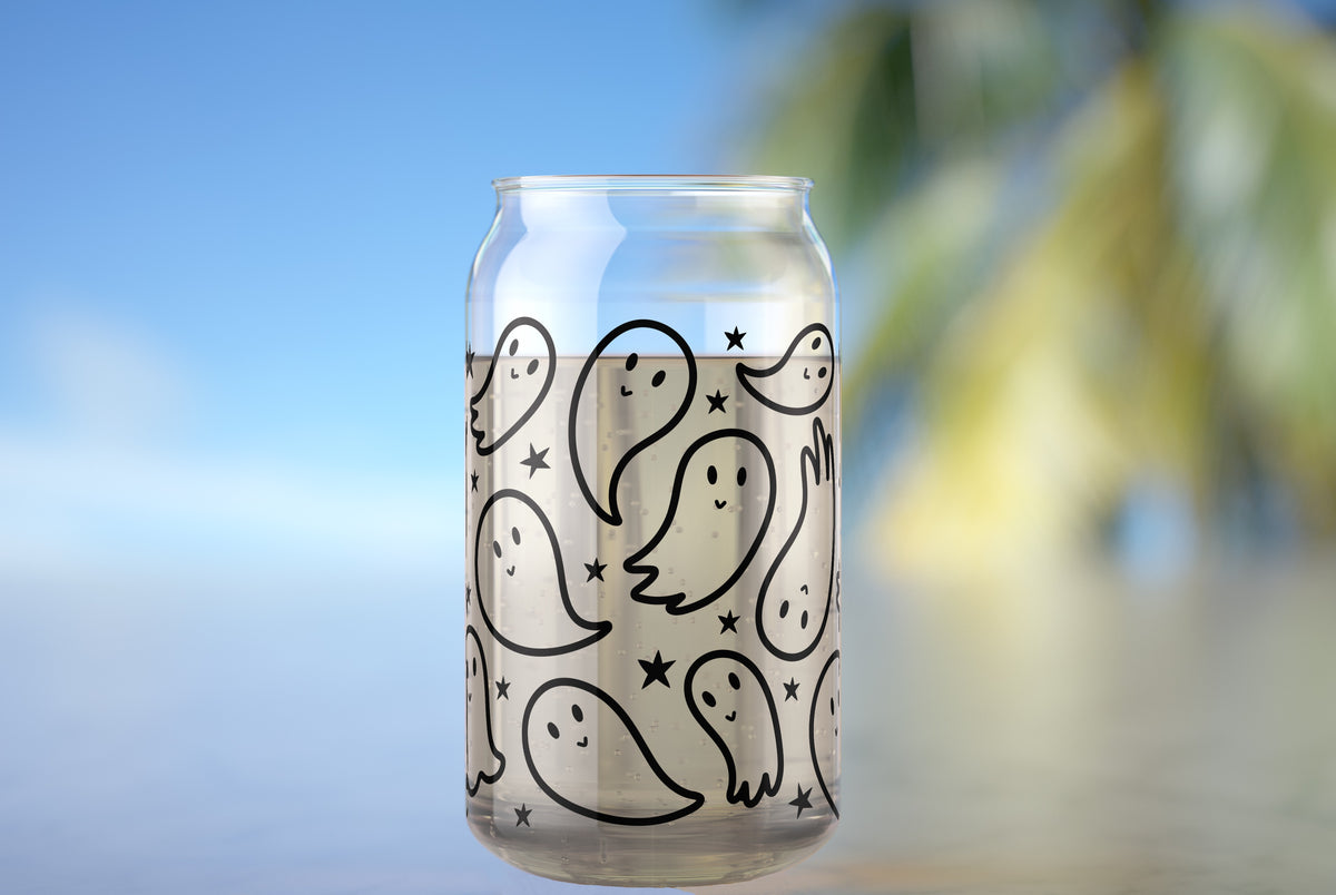 Ghost Soda Can Glass – Creative Bevs